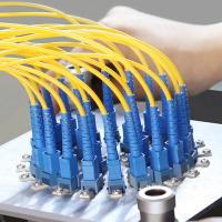 China Singlemode Duplex 3.0mm Fiber Optic Patch Cord Sc To Lc PVC Outer Jacket for sale