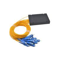 China LAN FTTX Fiber Optic Splitter 1x2 Plc Splitter Low Insertion Loss for sale