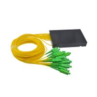 China LAN FTTX Fiber Optic Splitter 1x2 Plc Splitter Low Insertion Loss for sale