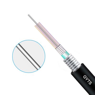 China Outdoor Underground Optical Fibre Cable Armoured GYTS Optical Power Ground Wire for sale