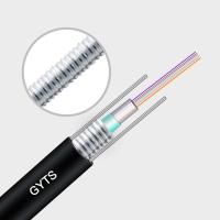China Underground Duct Corrugated Steel Tape Armoured GYTS Fiber Optic Cable for sale