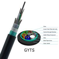 China Underground Duct Corrugated Steel Tape Armoured GYTS Fiber Optic Cable for sale