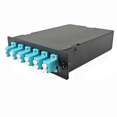 China ROHS MOP MTP Fiber Cassette Module For 1U Fiber Optic Patch Panel for sale