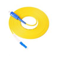 China SC To SC OD 3.0mm Fiber Optic Patch Cables Simplex APC Patch Cord for sale