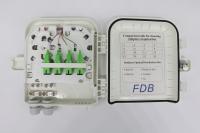 China Fiber Optic Outdoor Waterproof FTTH Terminal Box 8 12 16 Core for sale