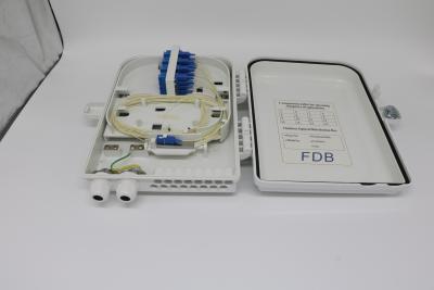 China Fiber Optic Outdoor Waterproof FTTH Terminal Box 8 12 16 Core for sale