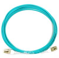 China OM4 OFNR PVC LSZH 2.0mm Fiber Optic Patch Cord Duplex LC To LC for sale