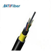 China ADSS G652D Aerial Fiber Optic Cable Aramid Yarn Dielectric Self Supporting for sale