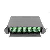 China 144 core Fiber Optic Terminal Box LC ODF Rack Mount Fiber Patch Panel for sale