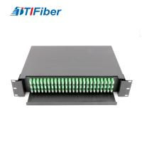 China 144 core Fiber Optic Terminal Box LC ODF Rack Mount Fiber Patch Panel for sale