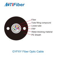 China FRP GYFXY Non Armored Cable Central Loose Tube Non Metallic Suitable for overhead, pipeline, strong tensile force for sale