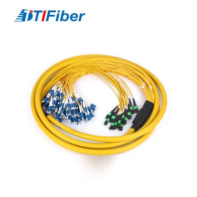 China LC SM MPO Patch Cord With UPC Connector Integrated Optical Fiber for sale