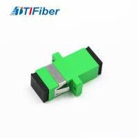 China SC APC Fiber Optic adapter With Metal Plastic Housing and return loss low , insert low for sale