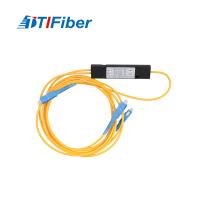 China Lightweight fiber optic splitter 1x2 ABS PLC Splitter Low Return Loss for sale
