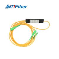 China Lightweight fiber optic splitter 1x2 ABS PLC Splitter Low Return Loss for sale