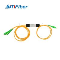 China Lightweight fiber optic splitter 1x2 ABS PLC Splitter Low Return Loss for sale