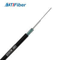 China GYXTW PE Sheath Steel wire Fiber Optic Armored Cable Central Loose Tube for sale