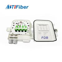 China 1*16 Wall Mount Fiber Optic Distribution Box With SC Connector for sale