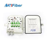 China 1*16 Wall Mount Fiber Optic Distribution Box With SC Connector for sale