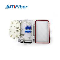 China Light Weight ABS Fiber Optic Distribution Box 4 Core Ultra Violet Resistant for sale