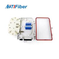 China Light Weight ABS Fiber Optic Distribution Box 4 Core Ultra Violet Resistant for sale
