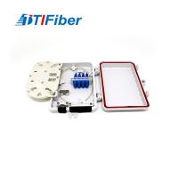 China Light Weight ABS Fiber Optic Distribution Box 4 Core Ultra Violet Resistant for sale