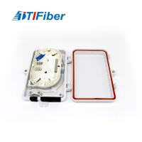 China Light Weight ABS Fiber Optic Distribution Box 4 Core Ultra Violet Resistant for sale
