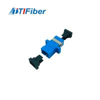 China SC UPC Ferrule LANs Fiber Optic Adapter With Low Return Loss for sale