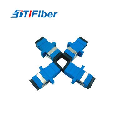 China SC UPC Ferrule LANs Fiber Optic Adapter With Low Return Loss for sale