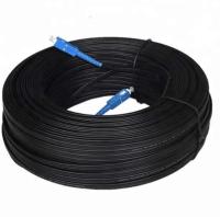 China OEM 100m FTTH Drop Cable With LC SC FC ST Connector Outdoor Armored for sale