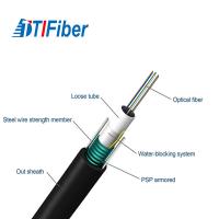China GYXTW 12 cores G652 Fiber Optic Cable Outdoor Optical Fiber Cable for sale