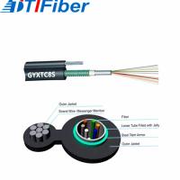 China GYFTC8S G652D Fiber Optic Cable FRP Strength figure 8 fiber cable for sale