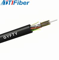 China GYFTY 4 16 32 48 Core Fiber Cable Outdoor Aerial FRP Strength Member for sale