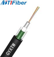 China Singlemode GYXTW G652D Fiber Optic Wire Cable Black Outdoor Aerial for sale