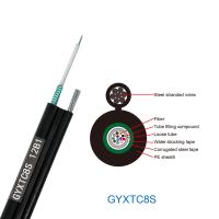 China GYXTC8S Outdorr Fiber Optic Cable Self Supporting Overhead Laying for sale