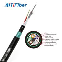 China Steel 144 Cores GYTY53 Outdoor Fiber Optic Cable Water Resistant for sale
