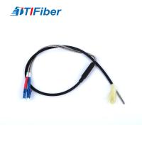 China LC Anti Bite Fiber Optical Pigtail with  steel Armored Low insertion loss and high return loss for sale