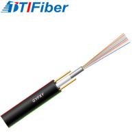 China GYFXY 12 Core SM MM Outdoor Optical Fiber Cable Black PE LSZH Sheath for sale