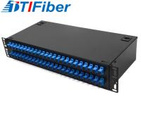 China FTTH SC FC ST LC ODF Fiber Optic Patch Panel Rack Mount Splicing for sale