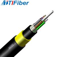 China G652D 6 12 24 48 72 96 Core Fiber Optic Cable ADSS Non Metallic for sale