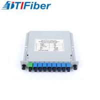 China LGX Cassette Type Optical Fiber PLC Splitter Box 1*2 1*4 1*8 1*16 1*32 1*64 for sale