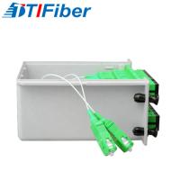 China LGX Cassette Type Optical Fiber PLC Splitter Box 1*2 1*4 1*8 1*16 1*32 1*64 for sale