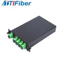 China G657A1 Fiber Optic Splitter 1x2 1x4 1x8 1x16 FTTH Metal Box LGX Cassette Type for sale