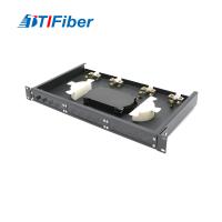 China 1U 19 Inch Fiber Optic Patch Panel 24 Port Fixed Type for sale