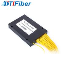 China FTTH ABS Box Type 1*4 Optical PLC Splitter SC APC UPC Single Mode for sale