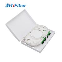 China Wall Mounted SC 4 Ports Fiber Terminal Box Fiber Optical 4 Core Indoor for sale