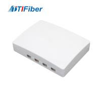 China Wall Mounted SC 4 Ports Fiber Terminal Box Fiber Optical 4 Core Indoor for sale