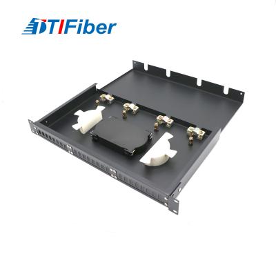 China Fixed Type SC 24 Core Distribution Frame Box Patch Panel For Rack Mounting for sale