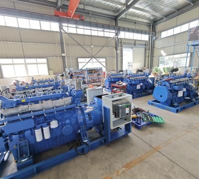China 50hz 60hz 400KW Yuchai Engine Rainproof Containerized Outdoor Silent Biomass Natural Gas Generator Set for sale