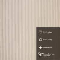 China Interior Decor Embossed 3D Wall Art Panels 15mm 18mm With MDF Base Material for sale